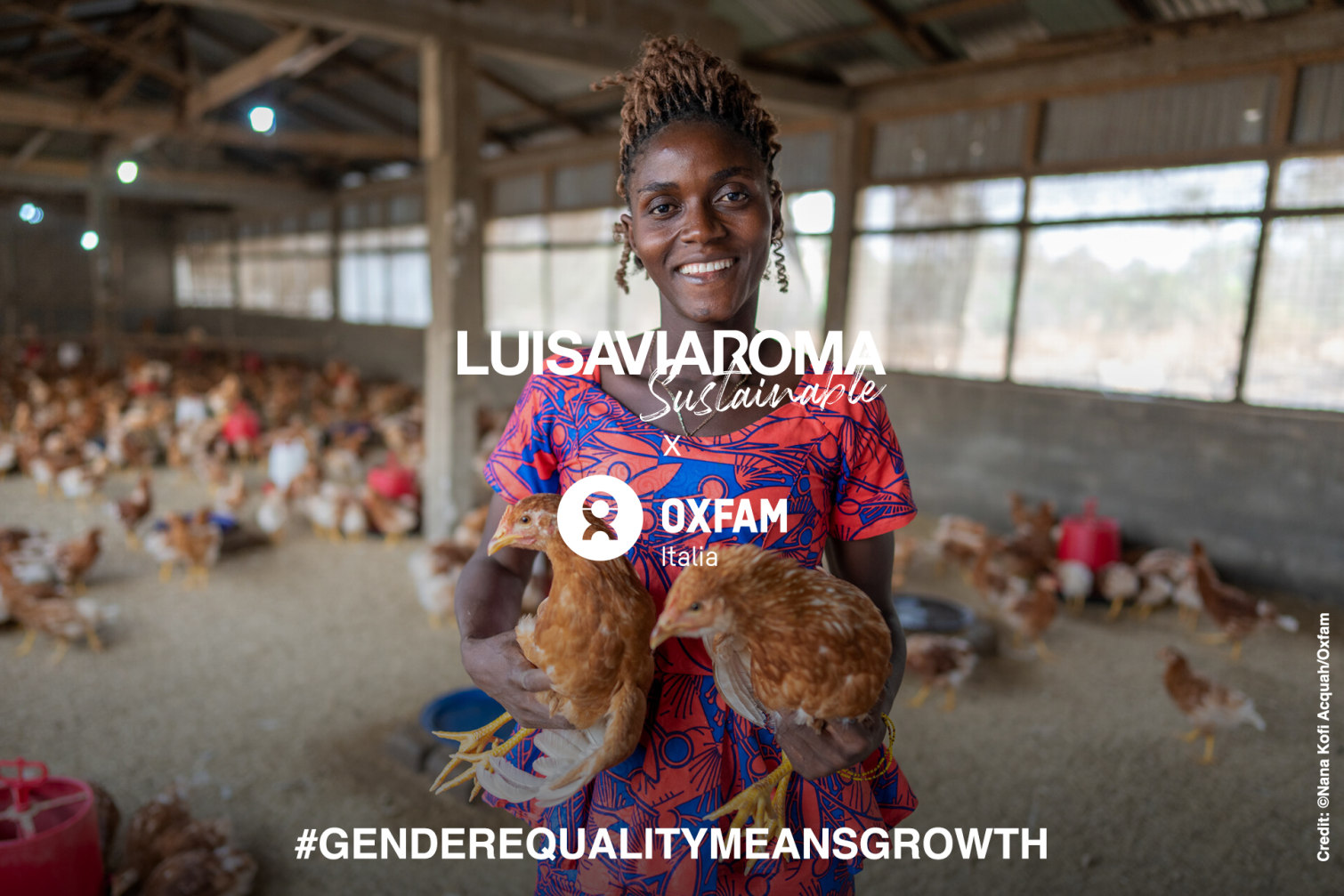 LVRSustainable for Oxfam: Gender Equality Means Growth | LUISAVIAROMA LVRSustainable for Oxfam: Gender Equality Means Growth | LUISAVIAROMA